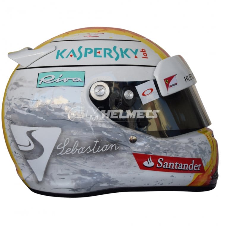 SEBASTIAN VETTEL 2019 F1 REPLICA HELMET FULL SIZE | CM Helmets