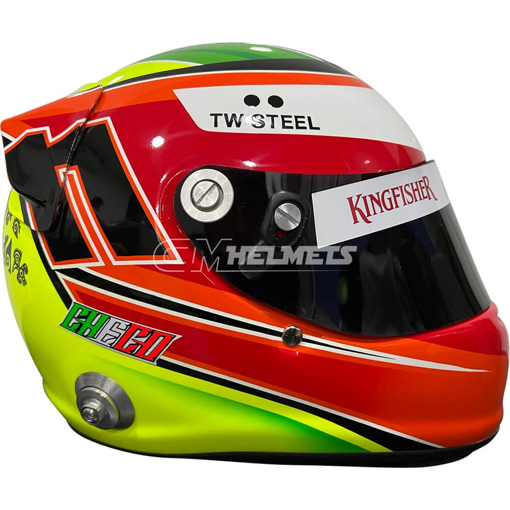 SERGIO PEREZ 2014 F1 REPLICA HELMET FULL SIZE | CM Helmets