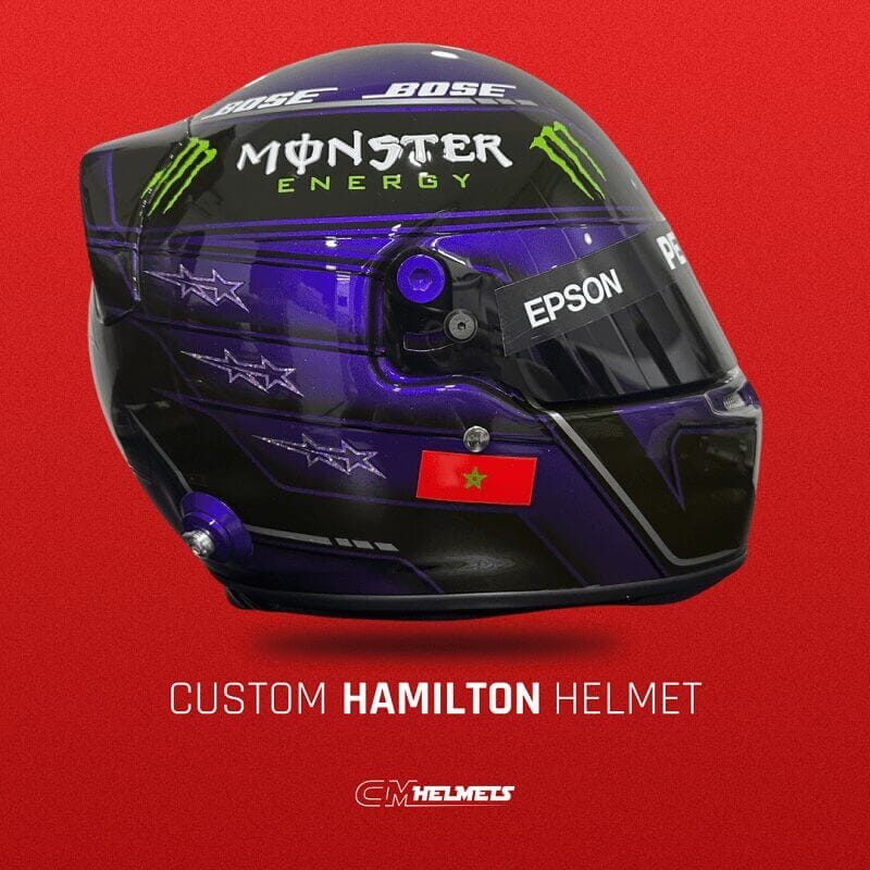 CUSTOM EDITION OF LEWIS HAMILTON'S 2020 FORMULA 1 HELMET | CM Helmets